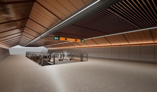 First Look at Station Interiors Unveiled on $6.9 billion Rail Project ...