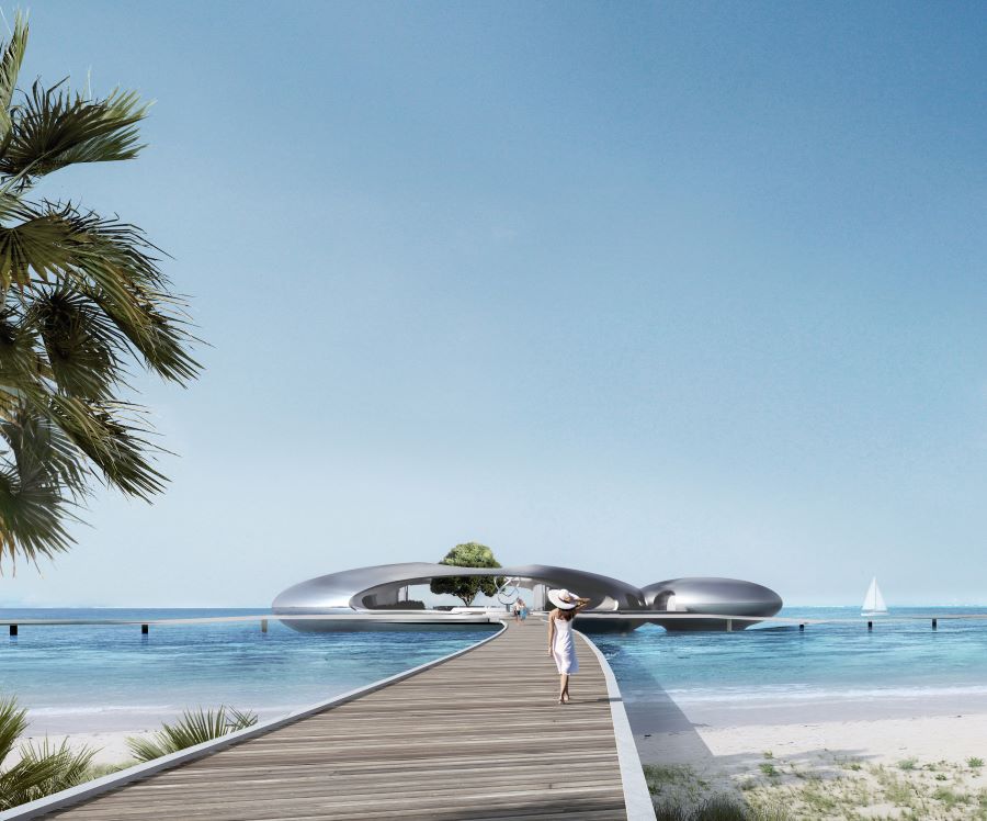 First Overwater Villa Installed at Saudi Arabia’s floating Red Sea ...